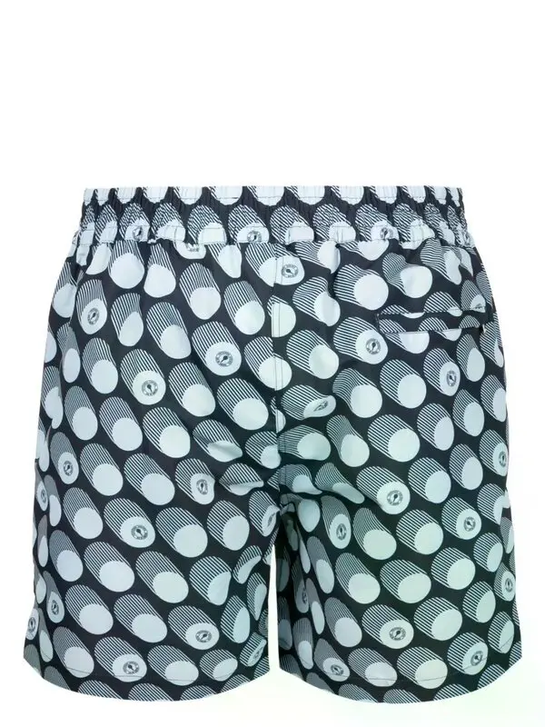 Frescobol Carioca Polka-dot Swim Shorts - Blue