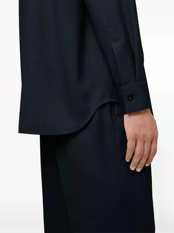 JIL SANDER Long-sleeved Wool Shirt