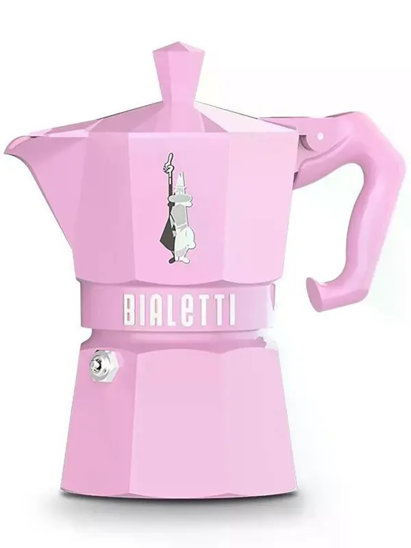BIALETTI Moka Express Lasered-alfonso Coffee Maker - Pink