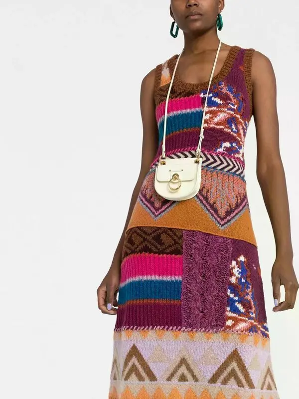 Etro Long Intarsia Knit Dress