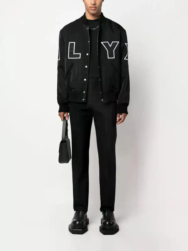 1017 Alyx 9sm Logo Patch Bomber Jacket