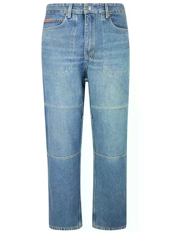 Martine Rose Reversible Camouflage Print Straight Leg Jeans