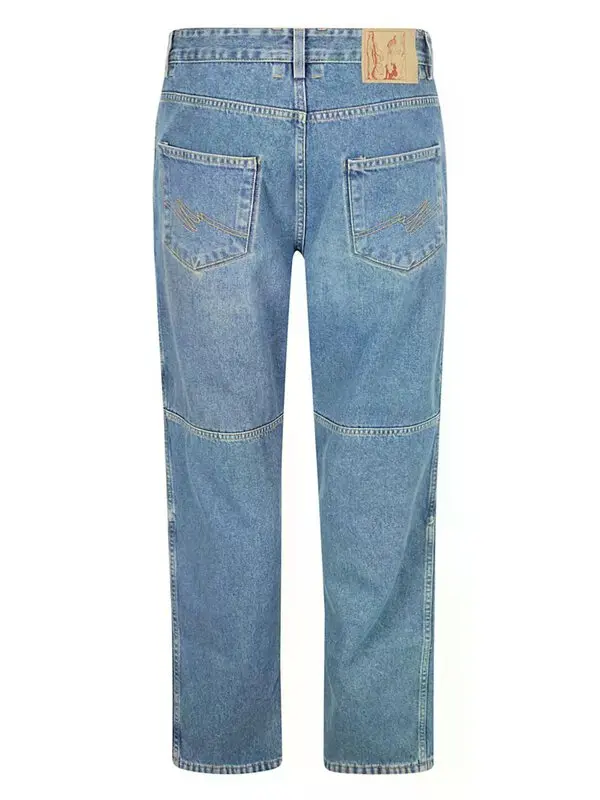Martine Rose Reversible Camouflage Print Straight Leg Jeans