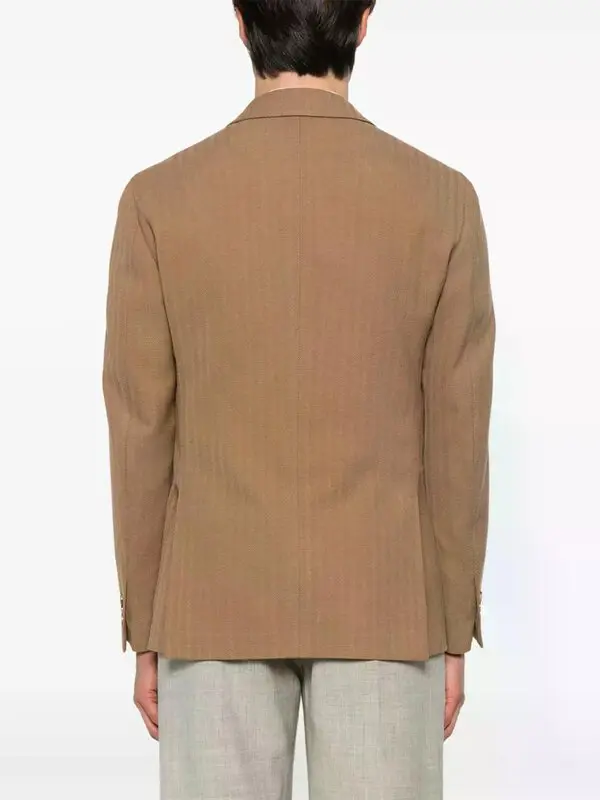 LARDINI Herringbone Blazer