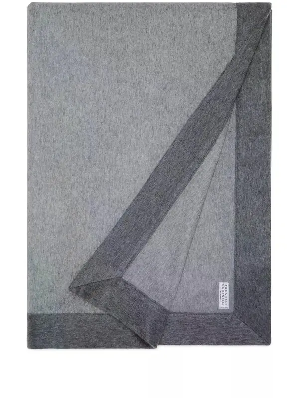 Brunello Cucinelli Cashmere Blanket - Grey