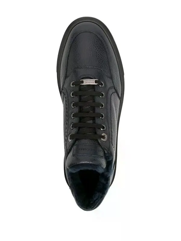 Casadei Cervo Leather Sneakers - Blue