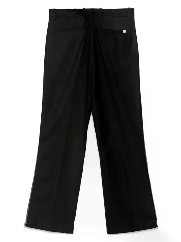 Helmut Lang Pleated Trousers With Zip Detail