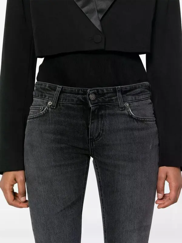 Fiorucci Logo Patch Bootcut Jeans
