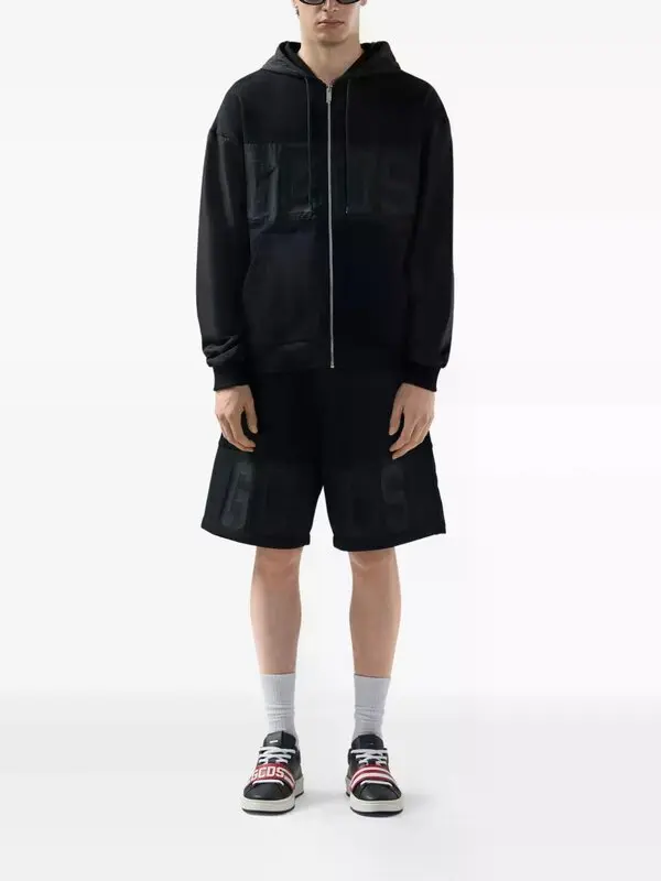 Gcds Logo Zip-fastening Hoodie