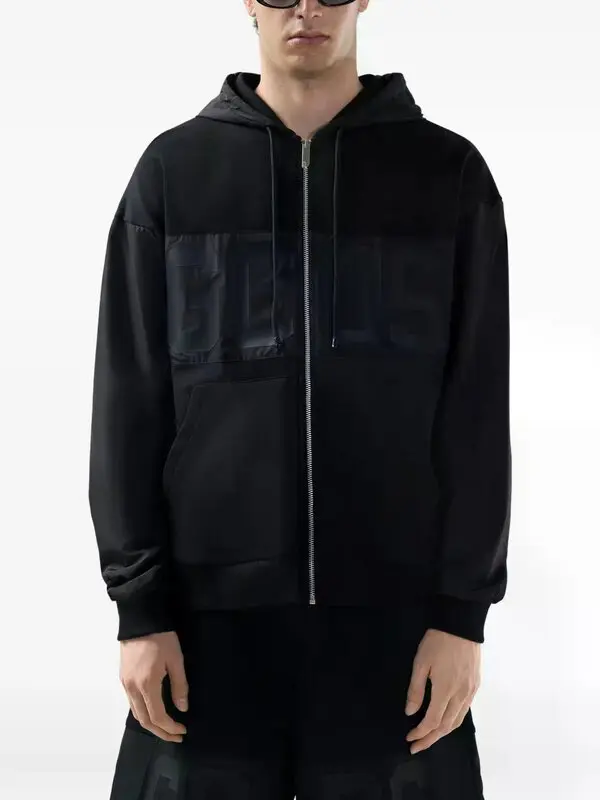 Gcds Logo Zip-fastening Hoodie