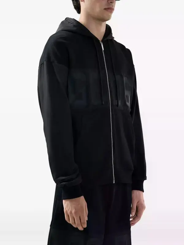 Gcds Logo Zip-fastening Hoodie