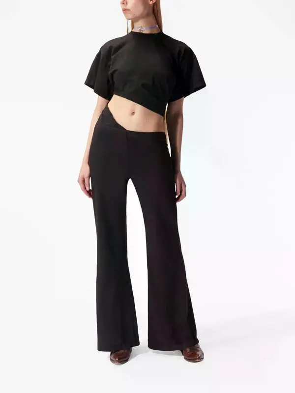 MARGHERITA MACCAPANI Organic Cotton Blend Cut-out Jumpsuit - Black