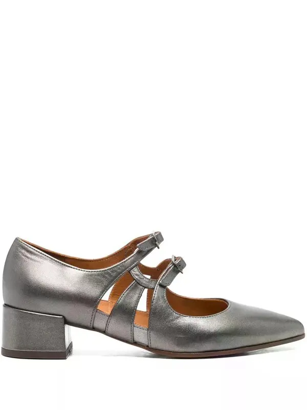 Chie Mihara 30mm Jersey Pumps With Metallic Effect