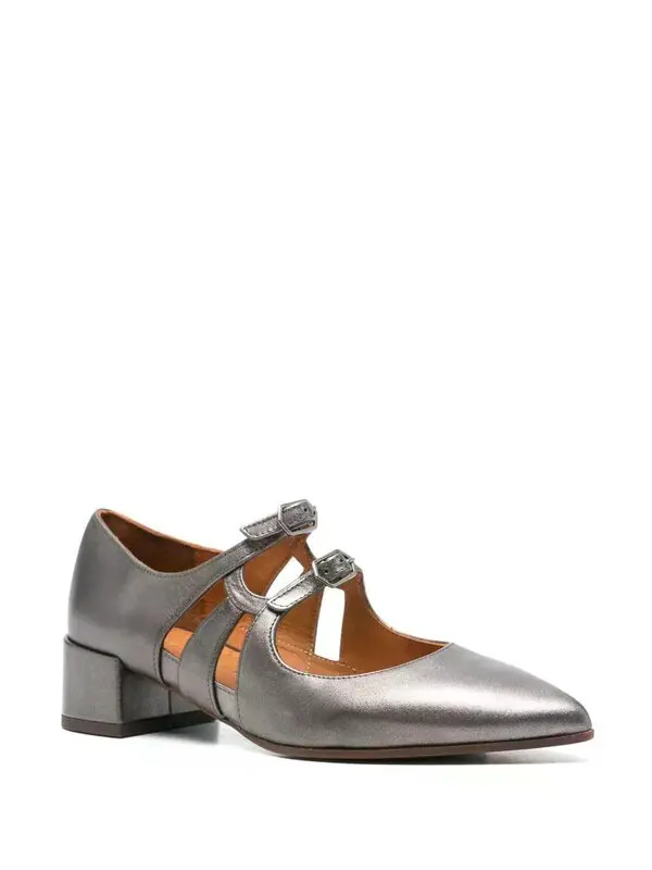 Chie Mihara 30mm Jersey Pumps With Metallic Effect