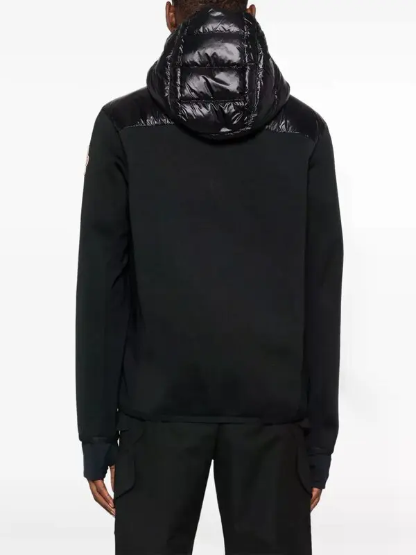 Moncler Panelled Down-filled Zip-up Jacket