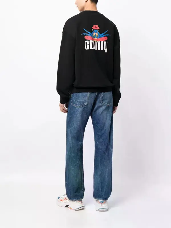 COUNTY OF MILAN Logo Print Sweatshirt