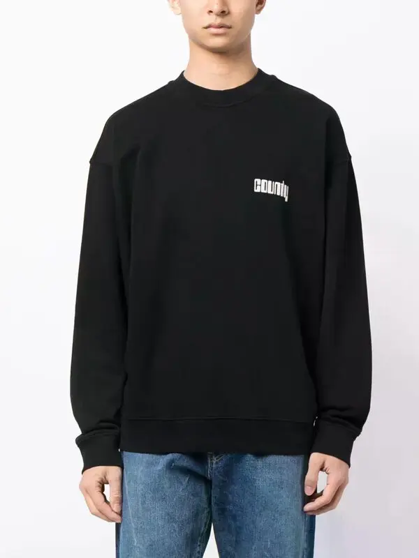 COUNTY OF MILAN Logo Print Sweatshirt