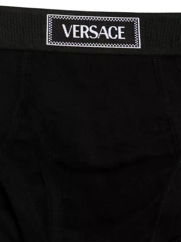 Versace Cotton Ribbed Briefs