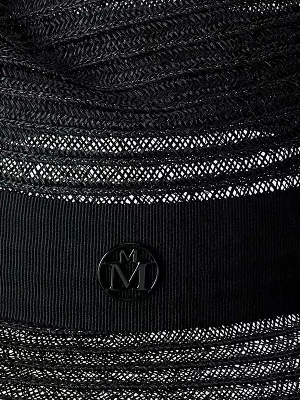 MAISON MICHEL Virginie Fedora Hat - Black