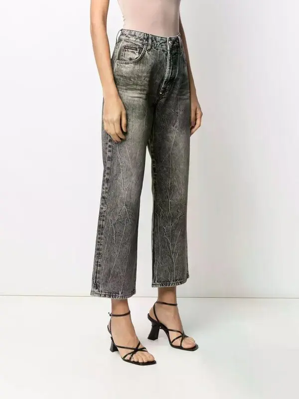 Philipp Plein Iconic Wide-leg Jeans