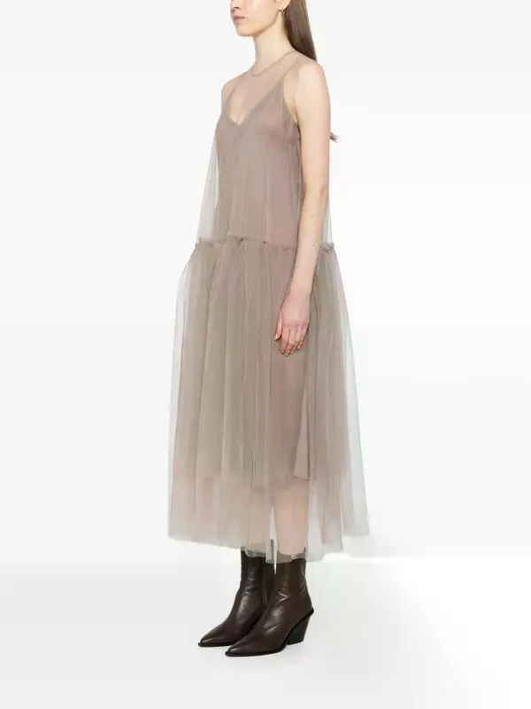 JNBY Sleeveless Mid-length Dress - Grey