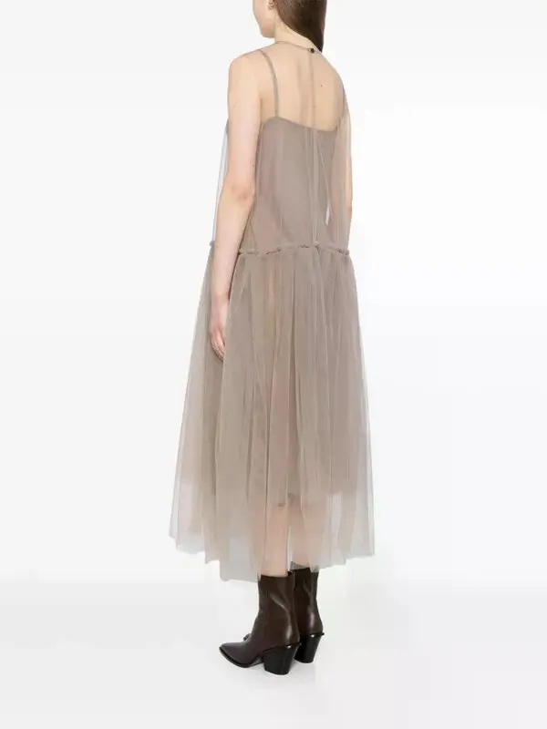 JNBY Sleeveless Mid-length Dress - Grey