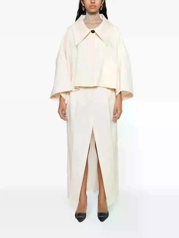 Viktor & Rolf Oversized Gabardine Shirt Jacket
