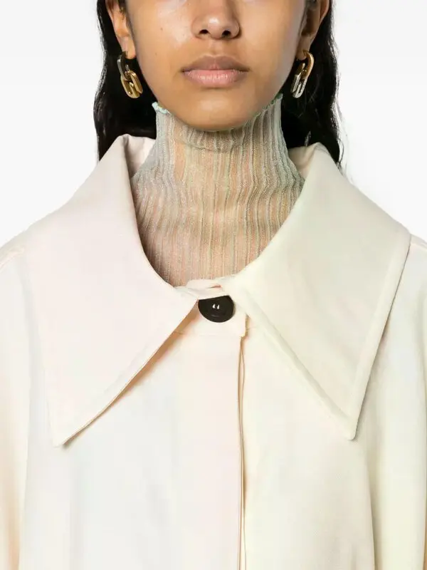 Viktor & Rolf Oversized Gabardine Shirt Jacket