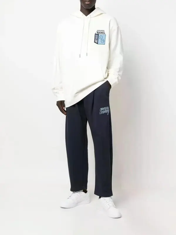 Opening Ceremony Logo-embroidered Straight Trousers