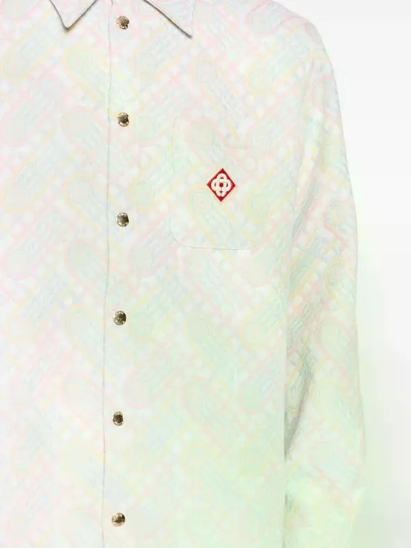 Casablanca Logo-appliqué Monogram-jacquard Jacket