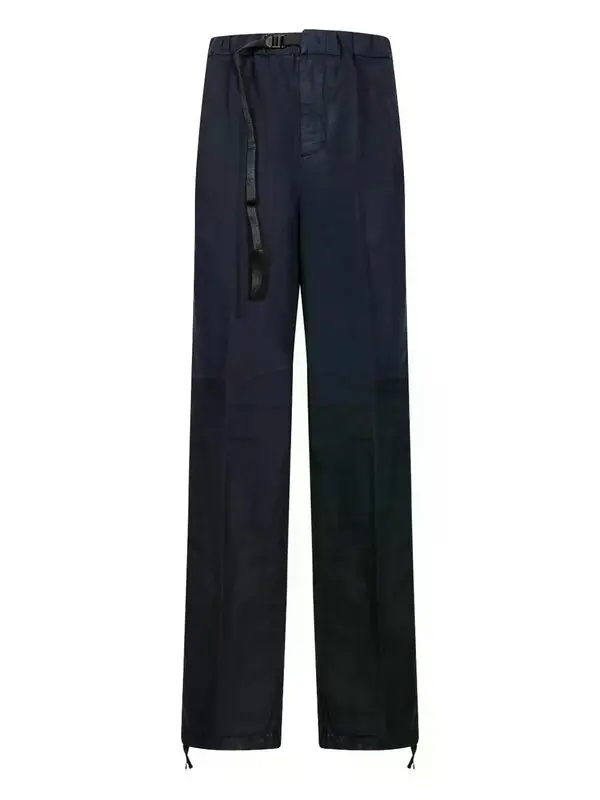 WHITE SAND Belted Trousers