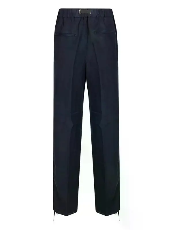 WHITE SAND Belted Trousers