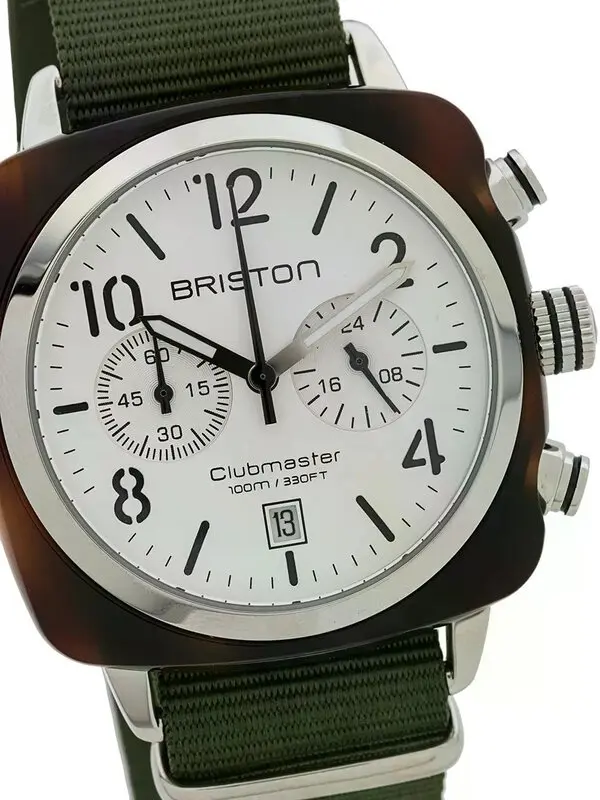 BRISTON Clubmaster Classic Chrono 40mm - Green