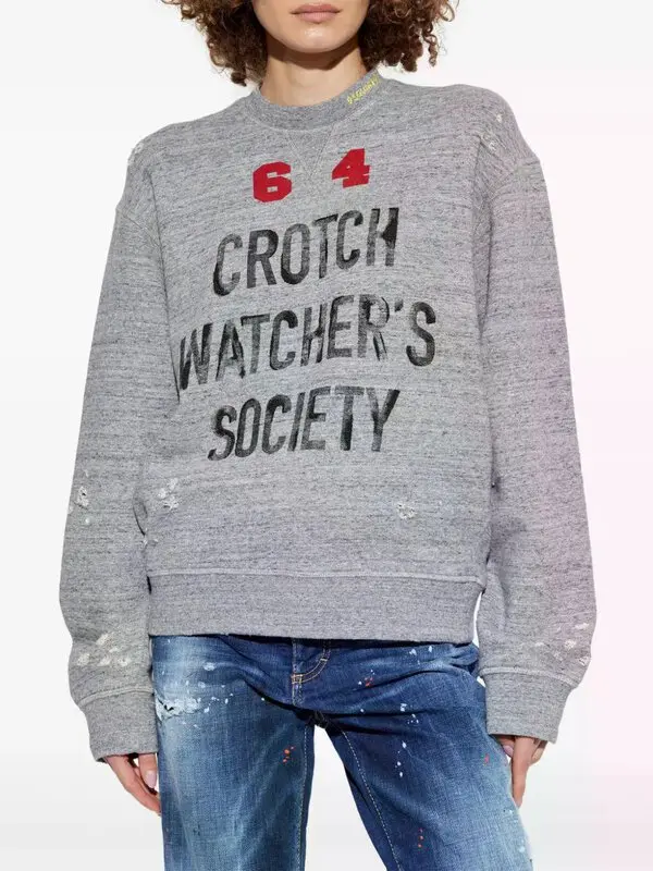 Dsquared2 Printed Crewneck Sweatshirt