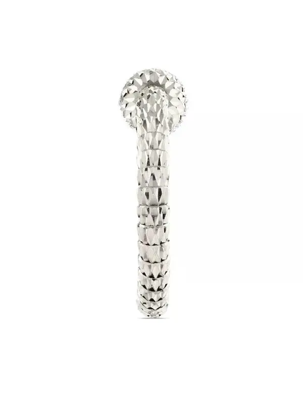 OFFICINA BERNARDI 18kt White Gold Ophidia Ruby Hoop Earrings