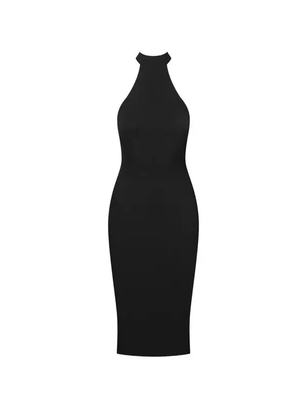 MAISON CLOSE Nuit Infinie Midi Dress - Black