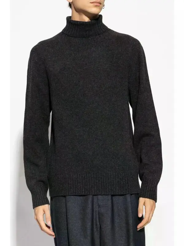 Officine Générale Virgin Wool Roll Neck Jumper