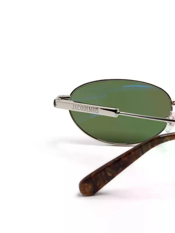 Jacquemus Oval Sunglasses - Silver