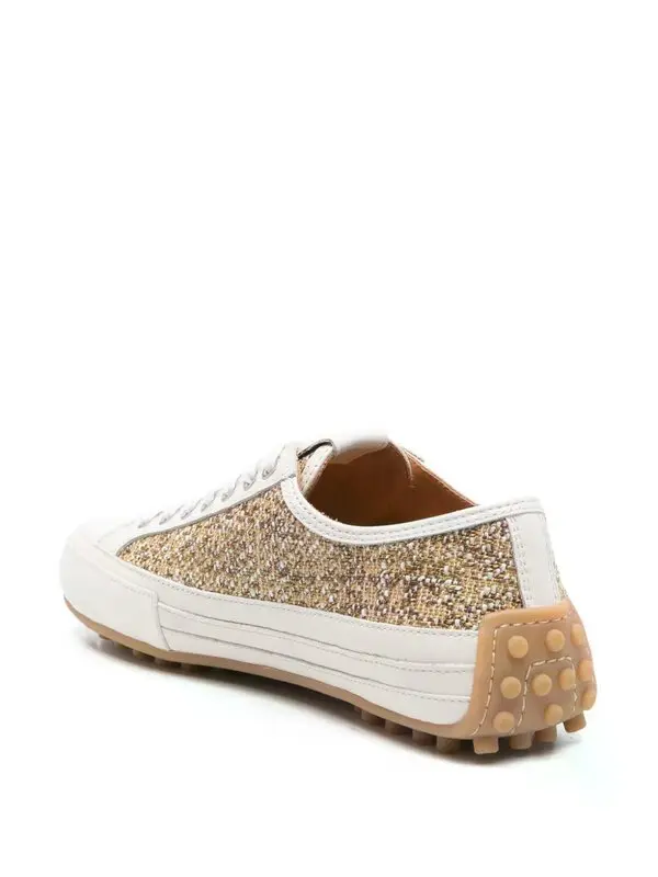 TOD'S Tweed Sneakers - Neutrals