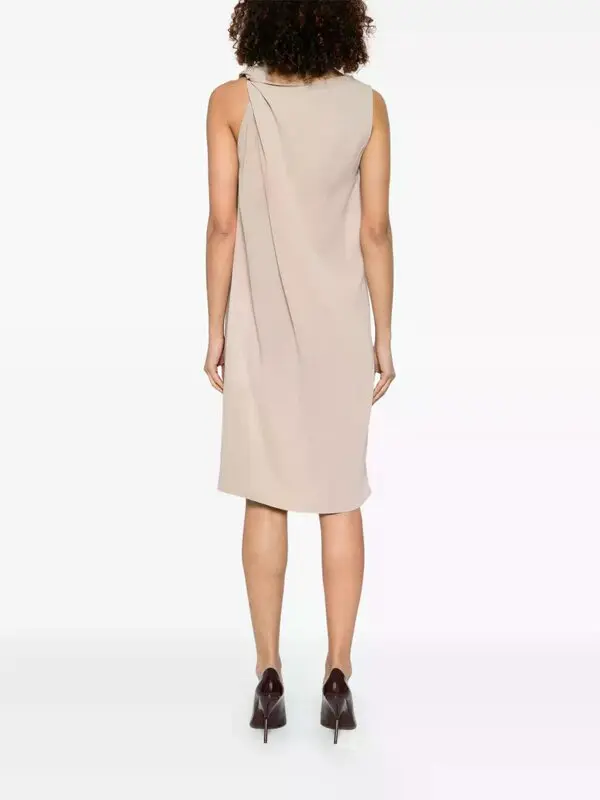 P.a.r.o.s.h Midi Dress With Twist Detailing