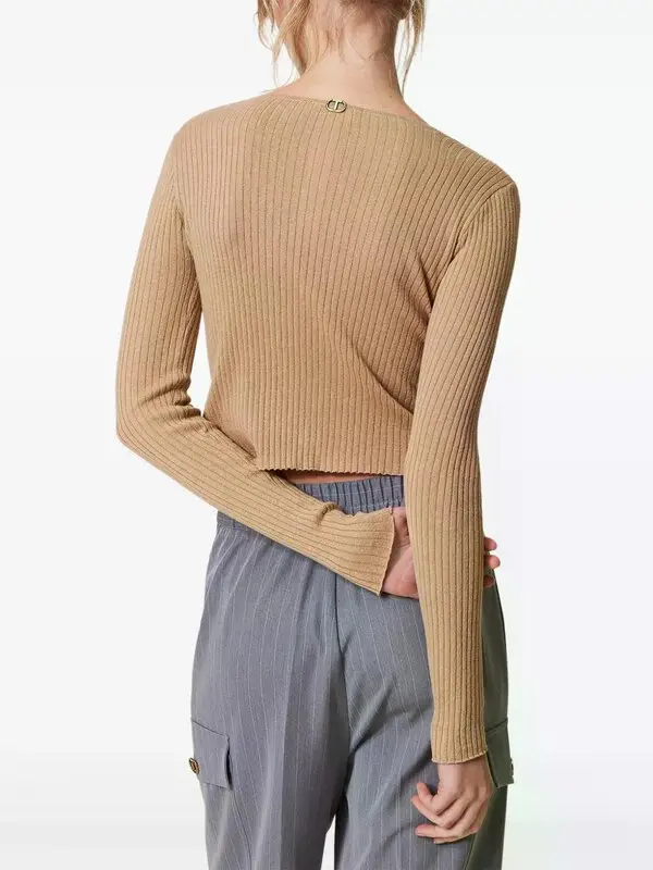 TWINSET Cotton Cardigan With Button Fastening