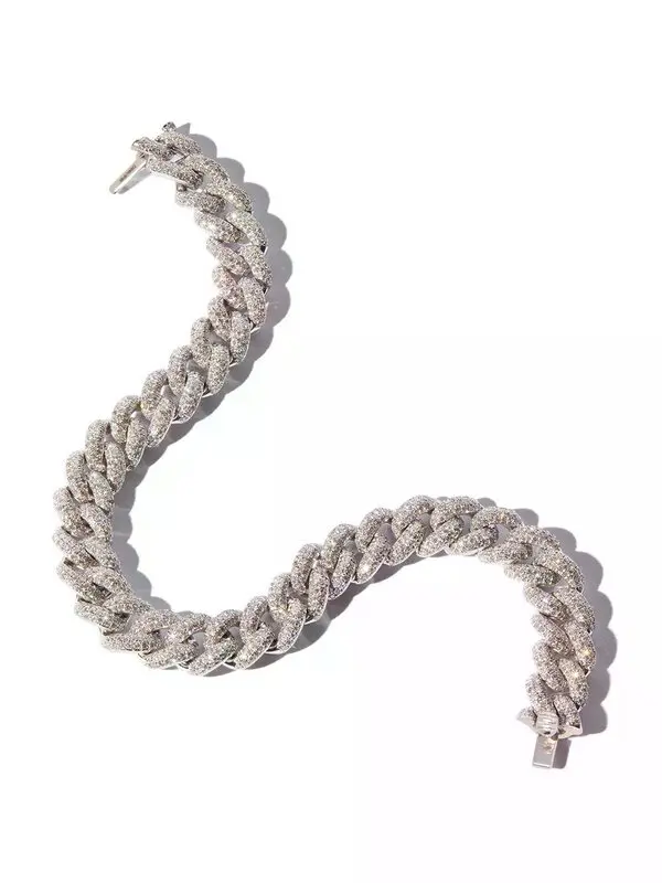 Shay 18k White Gold Pavé Diamond Bracelet