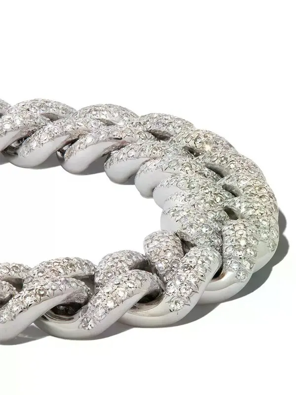 Shay 18k White Gold Pavé Diamond Bracelet