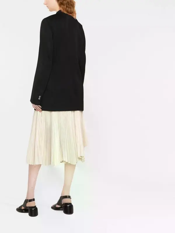 JIL SANDER Lapel-less Single-breasted Blazer