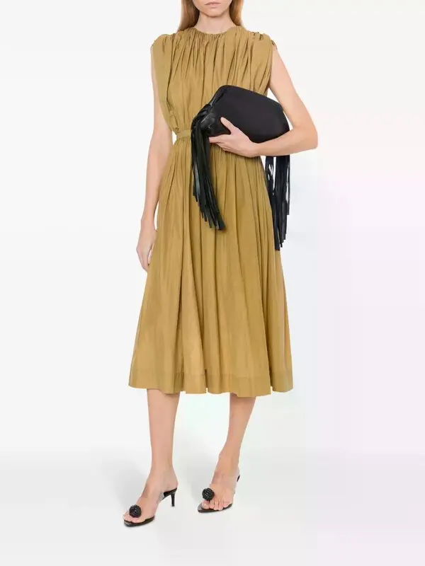 Philosophy Di Lorenzo Serafini Gathered Midi Dress