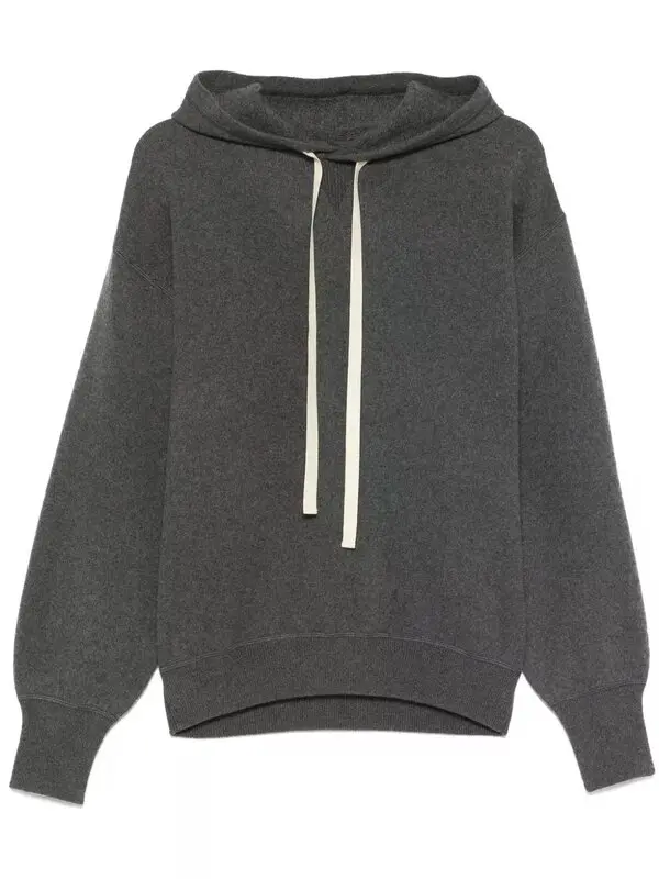JIL SANDER Cashmere Hoodie - Grey