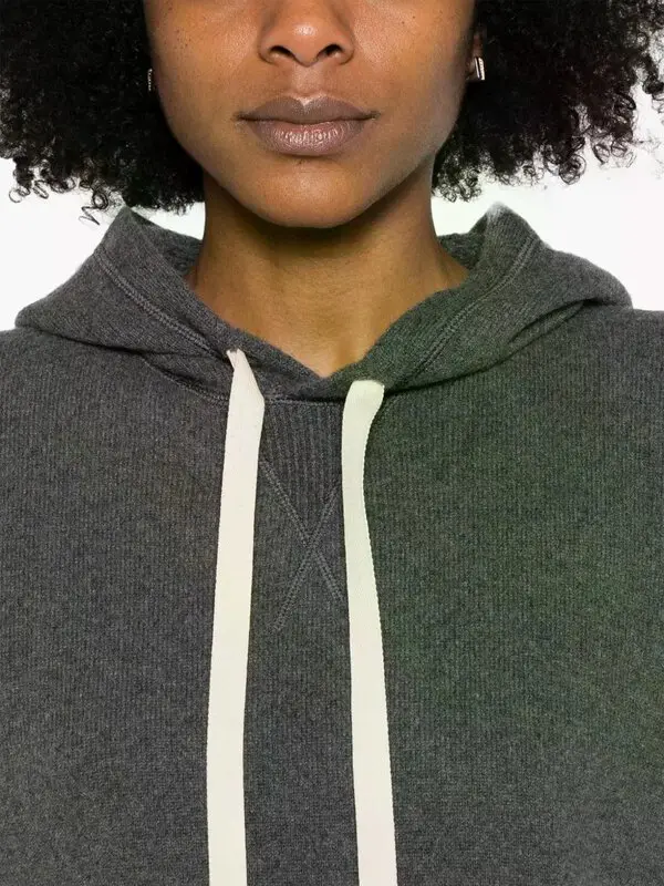 JIL SANDER Cashmere Hoodie - Grey