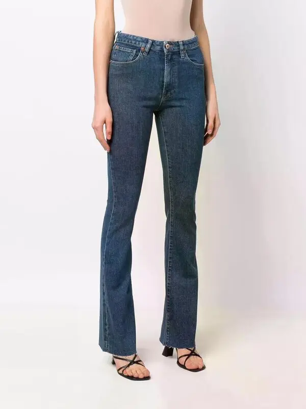 3x1 Farrah Mid-rise Flared Jeans