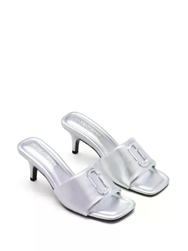 Marc Jacobs Metallic J Leather Sandals