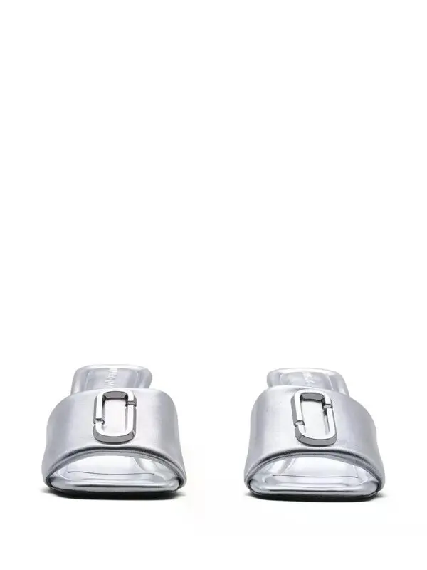 Marc Jacobs Metallic J Leather Sandals